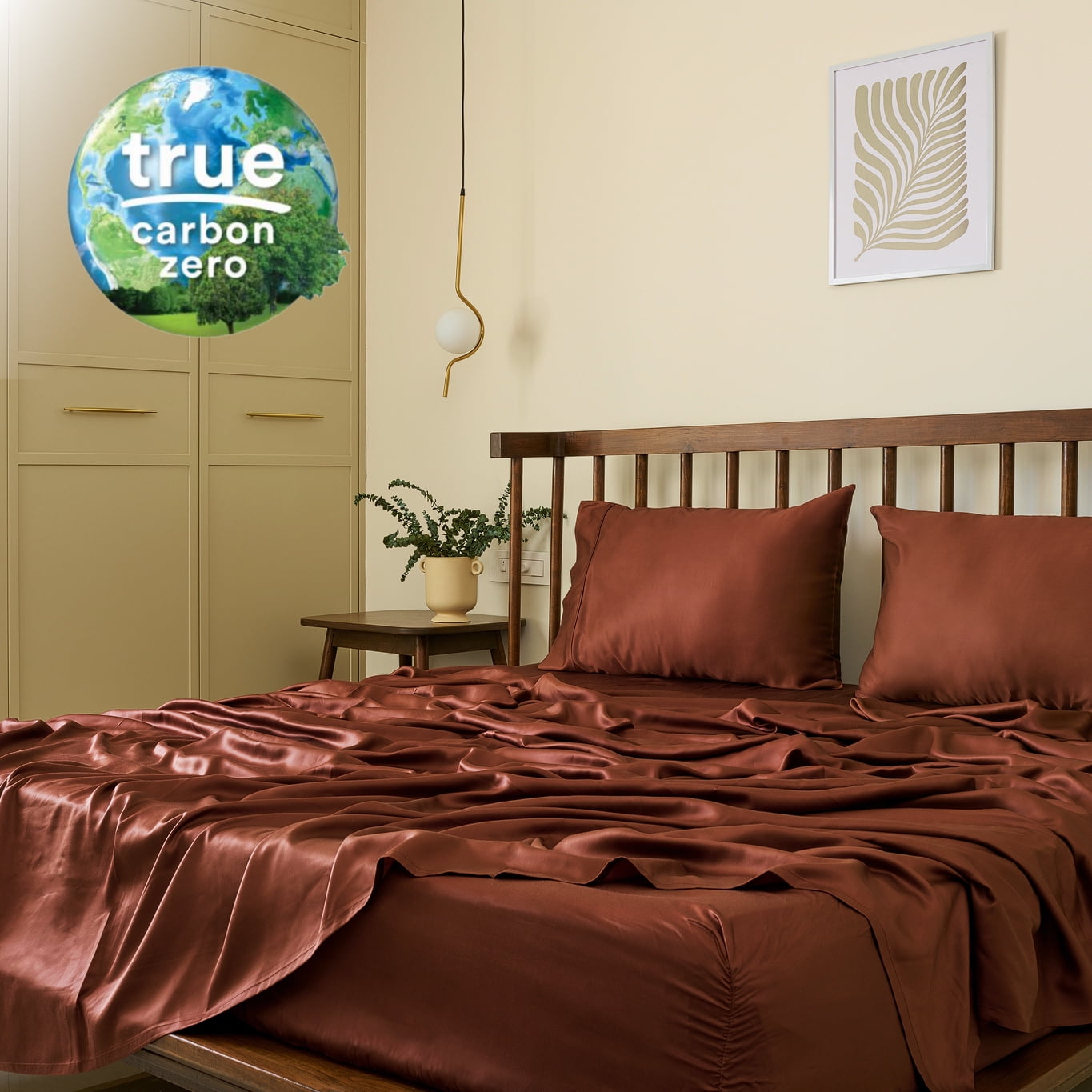 Weddingly Certified Tencel Eucalyptus Lyocell Sheets|4 piece set|Sateen ...