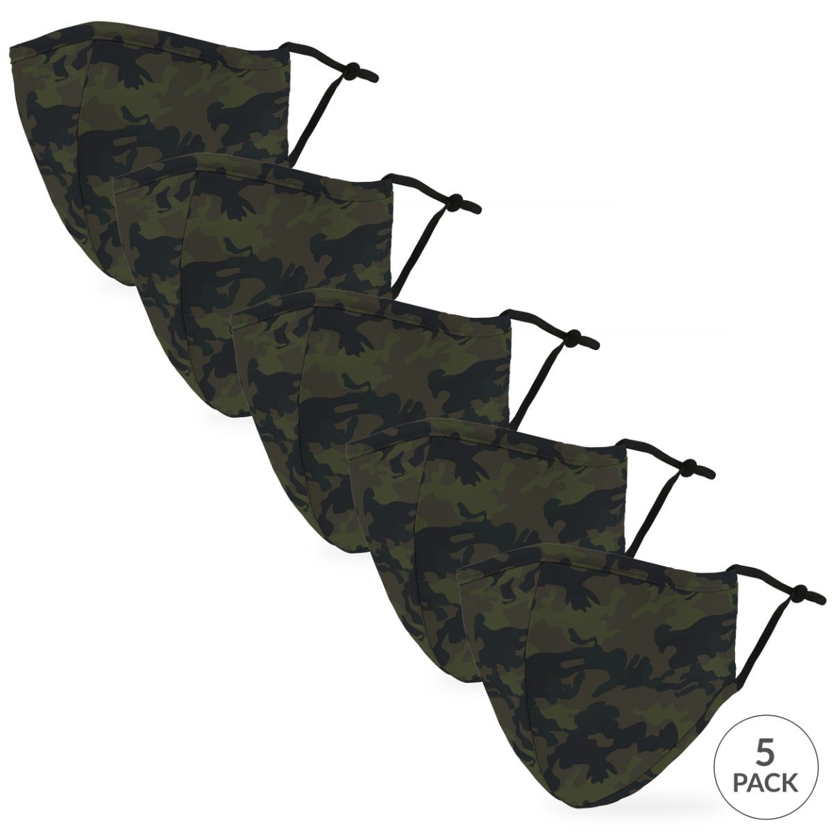 Weddingstar 5-Pack Adult Reusable, Washable 3 Ply Party Themed Cloth ...