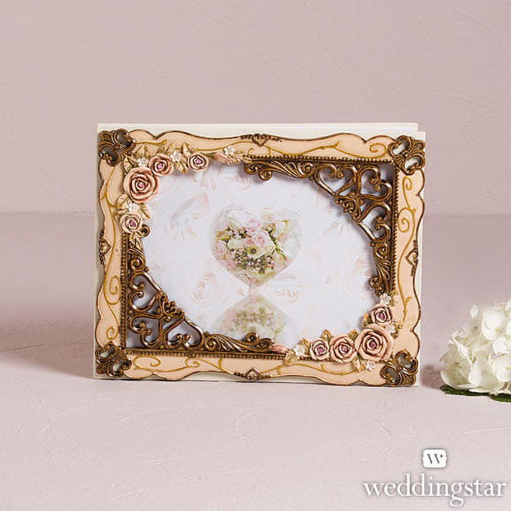 weddingstar 9292 elegant vintage rose guest book - Walmart.com