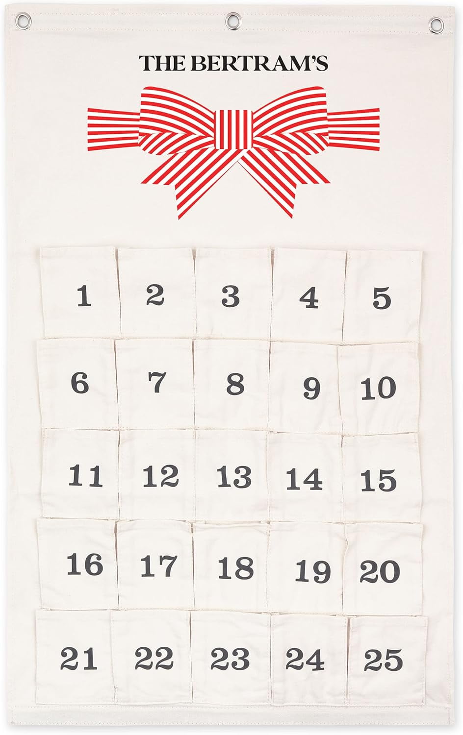Weddingstar Customizable Reusable Fabric Christmas Advent Calendar ...