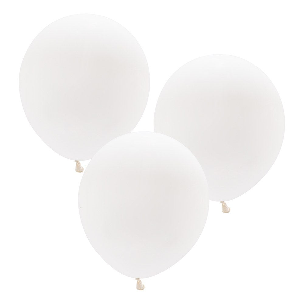 Round White Balloons Wedding