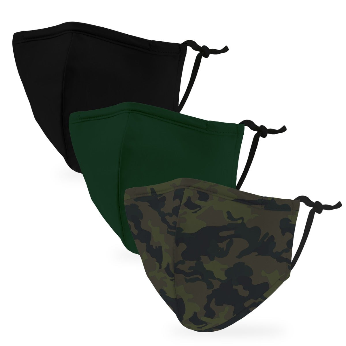 Weddingstar Variety 3-Pack Kid's Reusable, Washable 3 Ply Cloth Face Masks With Filter Pockets ...