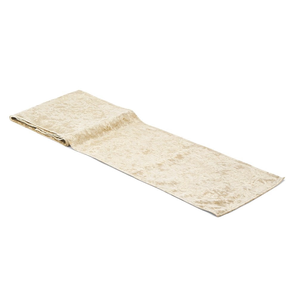 Weddingstar Velvet Table Runner - Champagne Gold - Walmart.com