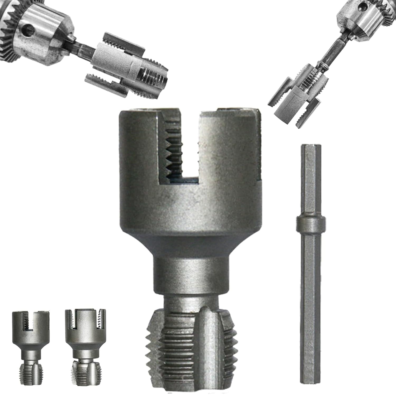 Wedgcatious Integrated Internal & External Pipe Threading Tool, Pipe ...