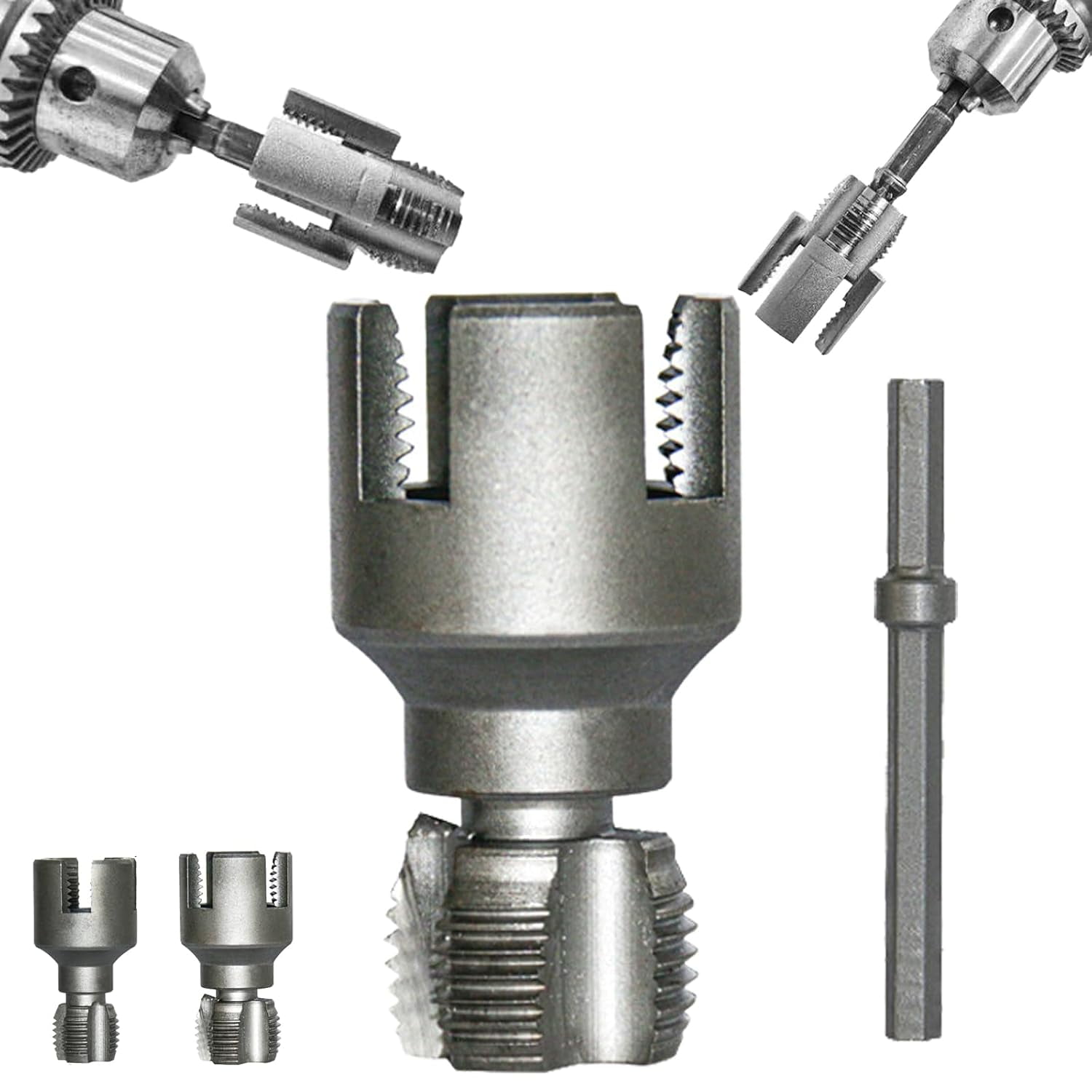 Wedgcatious Integrated Internal & External Pipe Threading Tool, Pipe ...