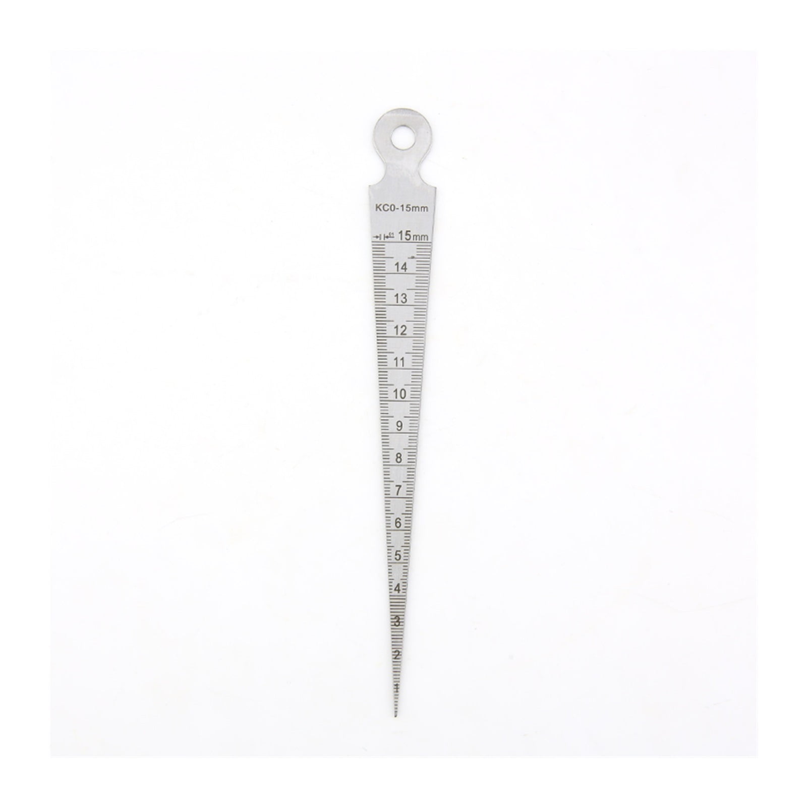 Wedge Feeler Gauge Stainless Steel Double Sided Metric Inch Gap Ruler ...