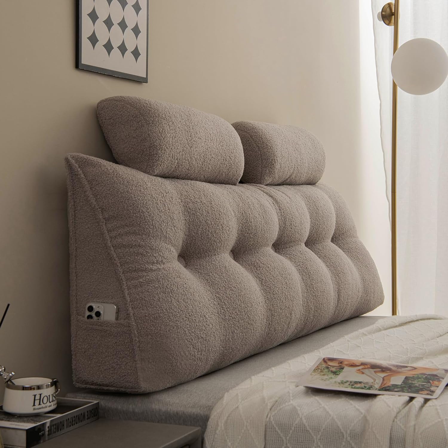 Wedge Headboard Pillow King Size Headboard Pillow,Headboard Wedge ...