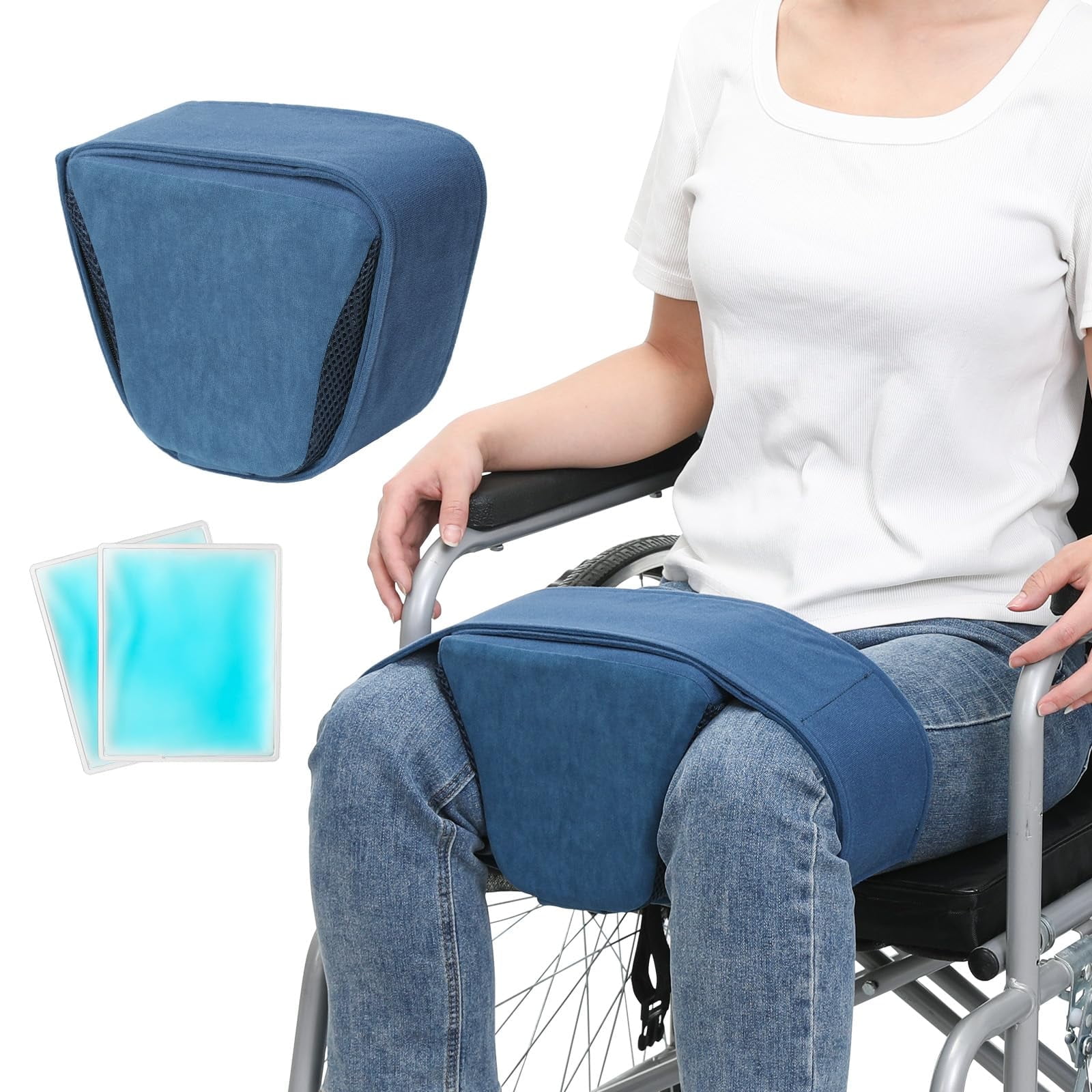 Fanwer Foam Wedge Pillows - Knee Separator, Wheelchair Pillow, Hip ...