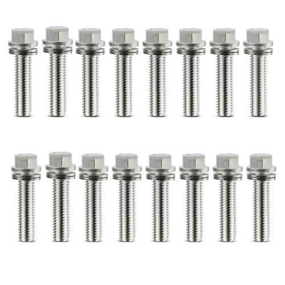 Wedge Locking Header Bolts 3/8 x 1in L (16) - Walmart.com