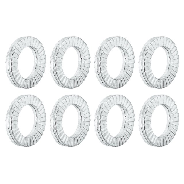 Wedge Locking Washers for 1/4 Inch Bolts, 10 Pack Manganese Steel ...