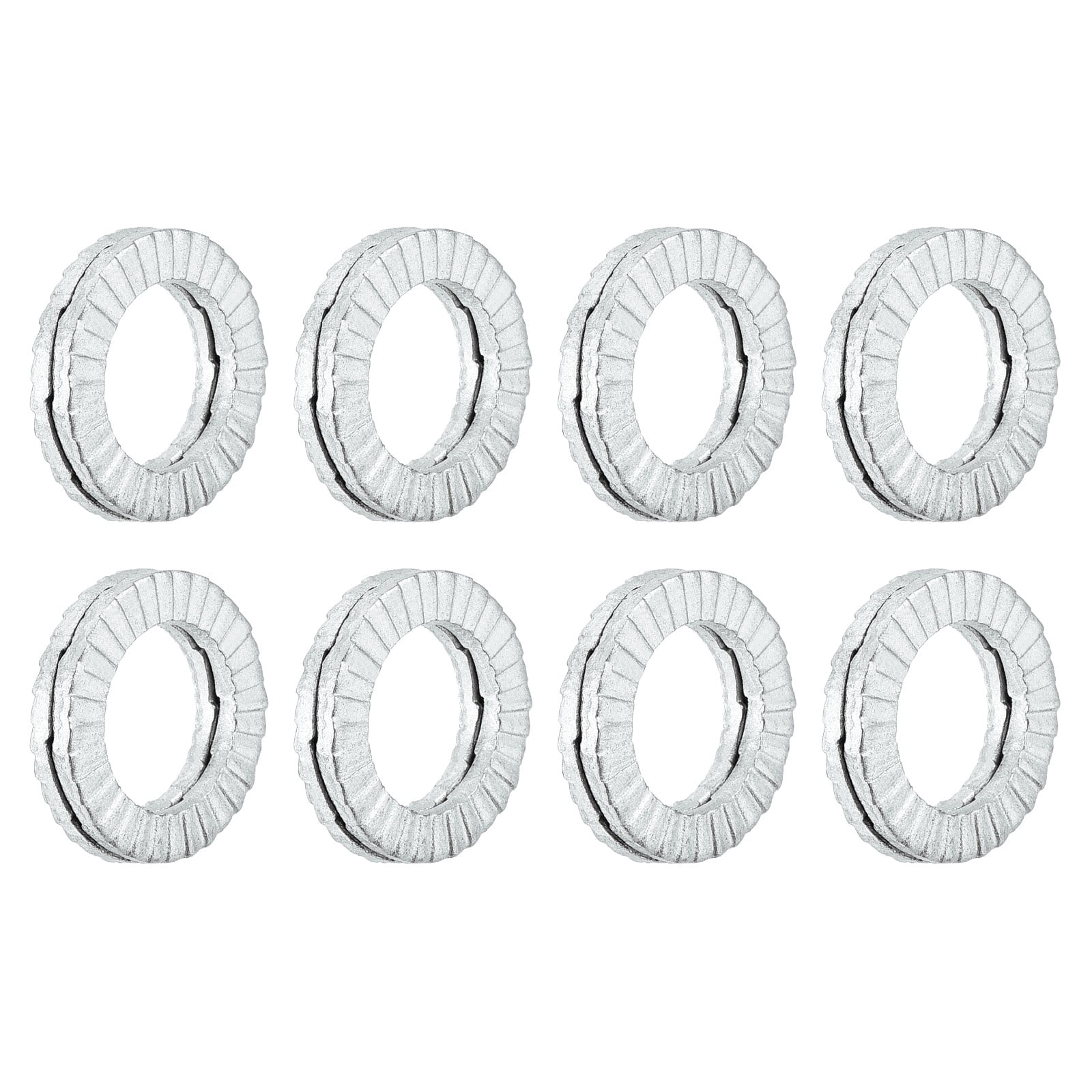 Wedge Locking Washers for M8 Bolts, 40 Pack Manganese Steel Washers ...