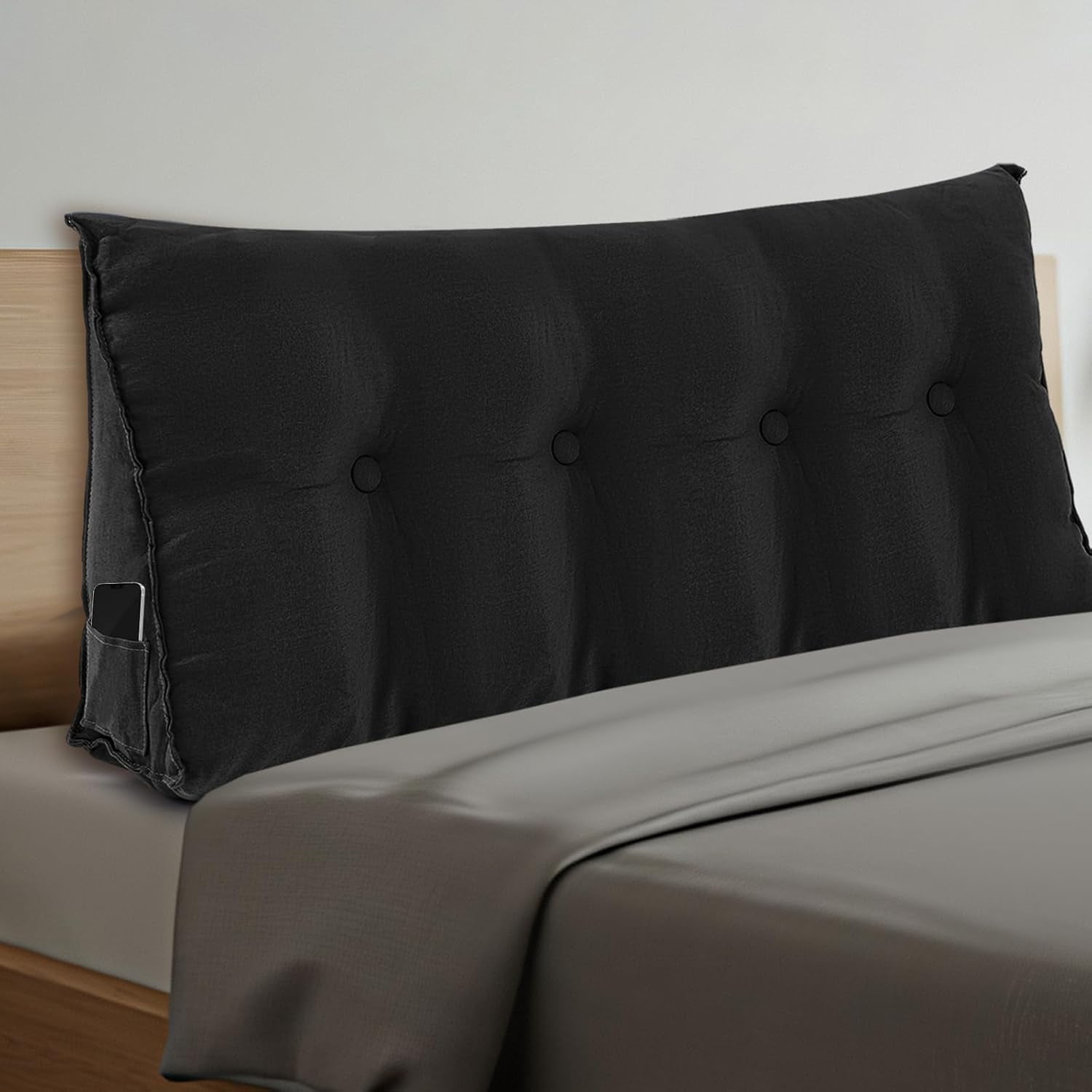 Wedge Pillow Full Triangular Headboard Bed Reading Backrest Back ...
