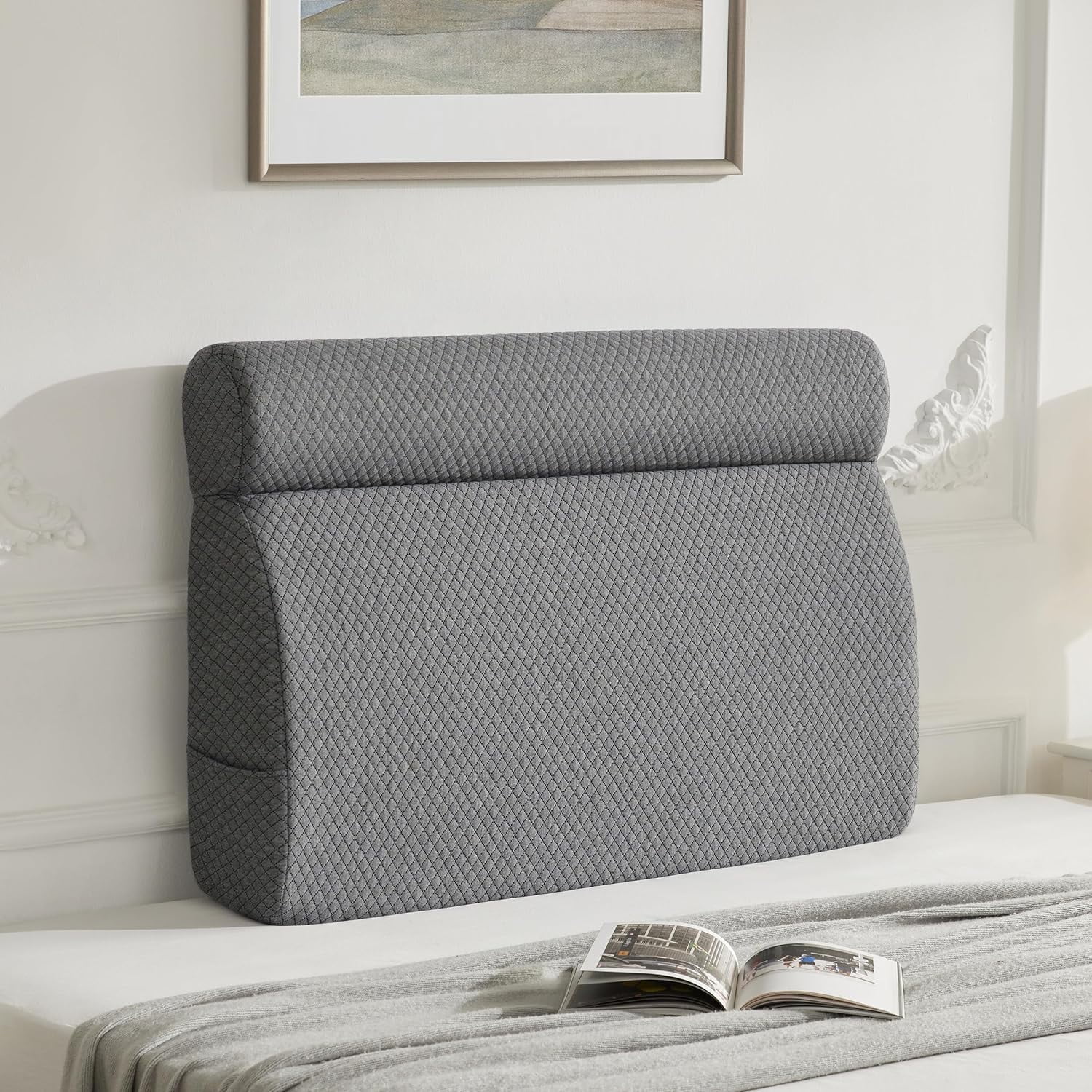 Wedge Pillow Headboard, Twin Triangle Headboard Pillow, Bed Wedge ...