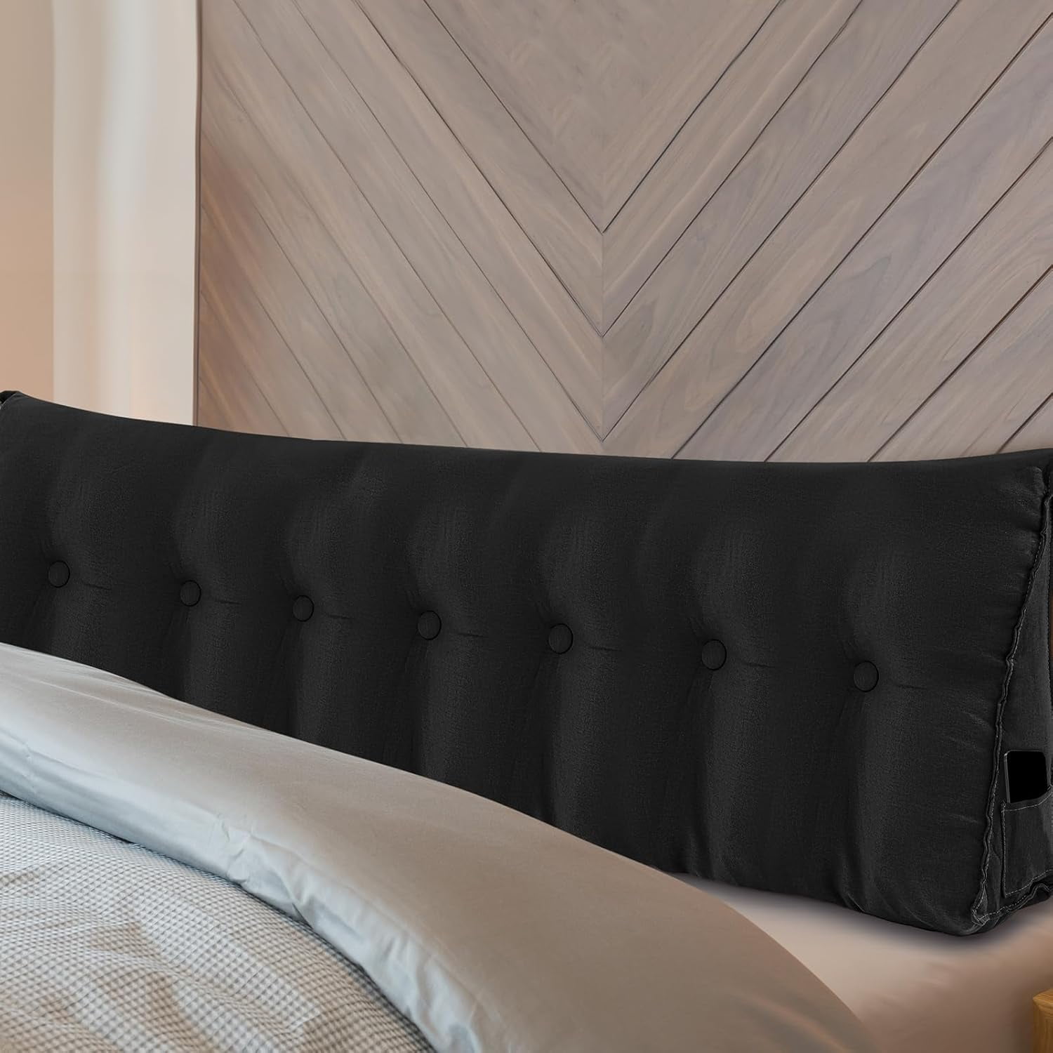 Wedge Pillow King Triangular Headboard Bed Reading Backrest Back ...
