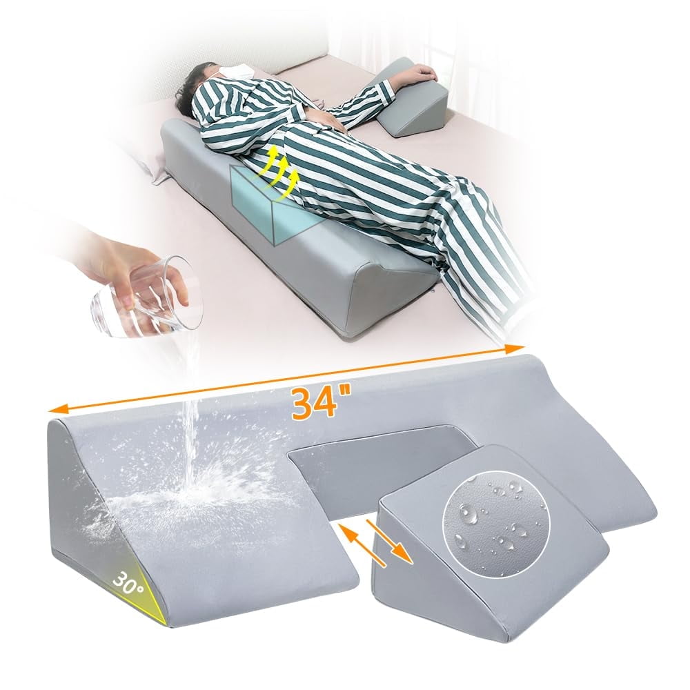 Wedge Pillow Positioning for Bedridden After Surgery Bed Sore Turning ...