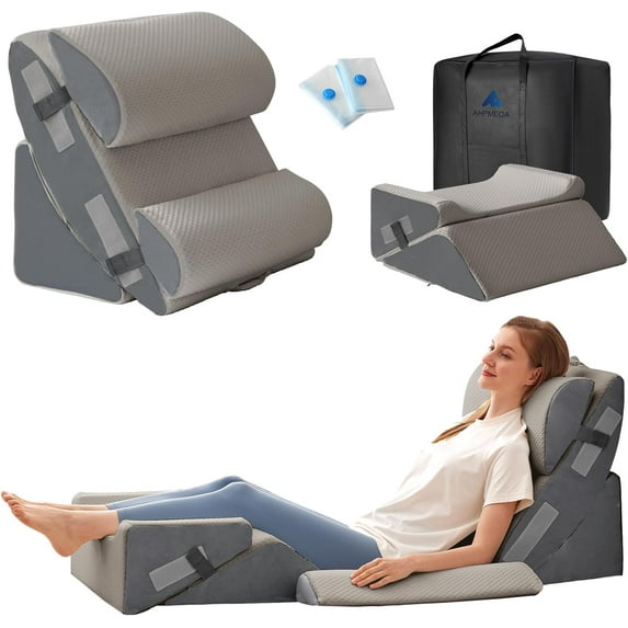 Wedge Pillow Set for After Surgery, Bed Wedge Pillow Post Surgery ...