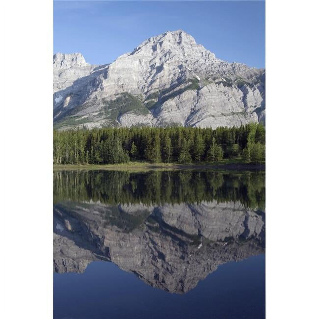Wedge Pond Mount Kidd Kananskis Country Alberta Canada Poster Print, 12 ...