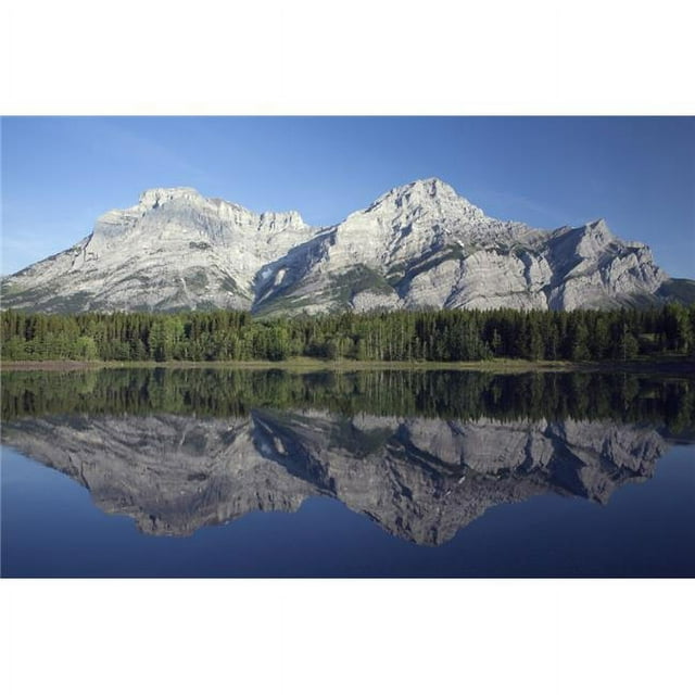Wedge Pond Mount Kidd Kananskis Country Alberta Canada Poster Print ...