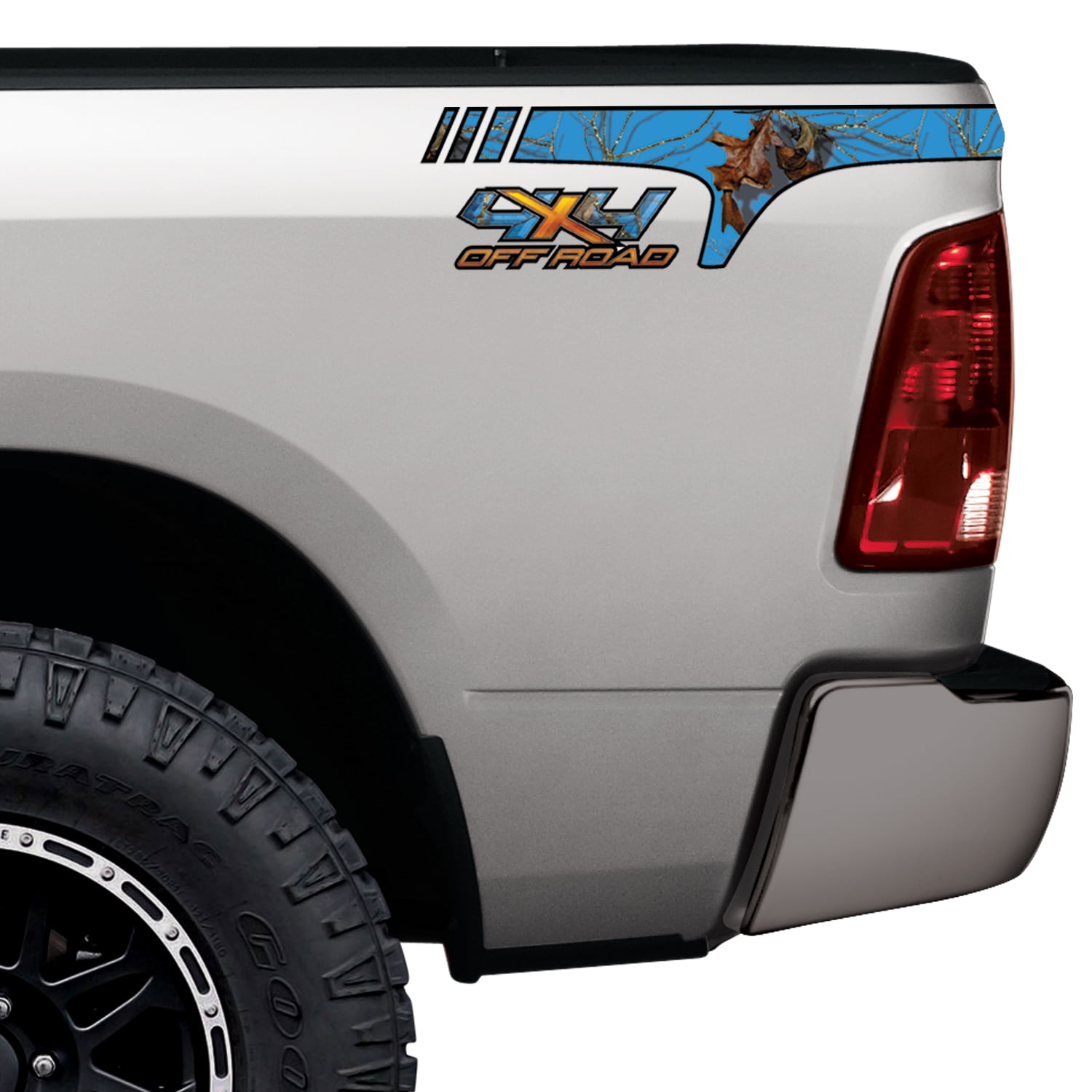Wedge Quarter Panel Graphic 4x4 - Lifestyle Blue - Walmart.com