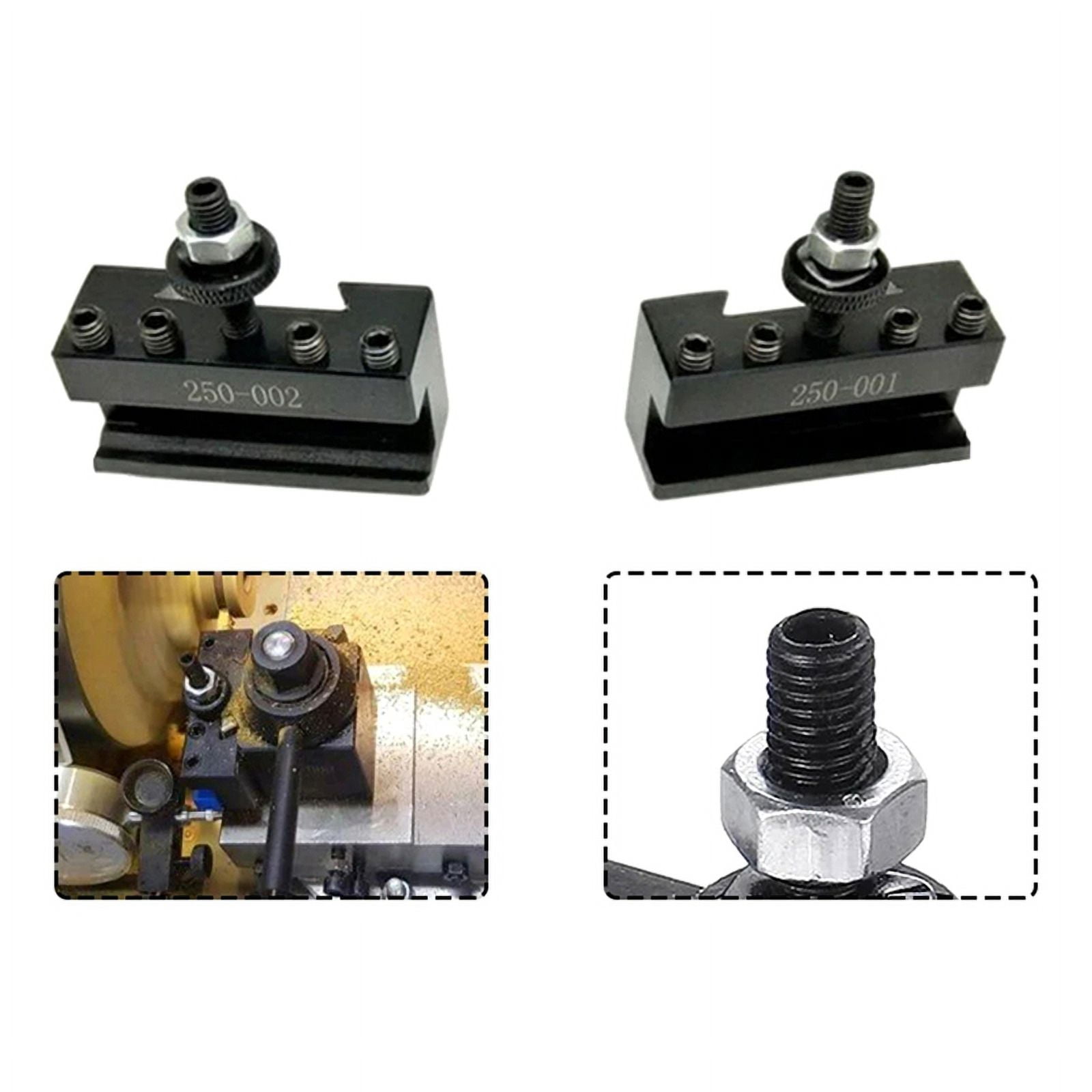 -Wedge Type Tool Post Set Wedge Quick Change Turning and Facing Holder ...