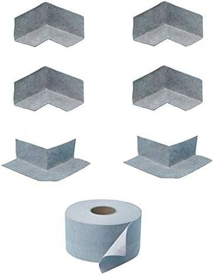 Wedi 4x Inside, 2x Outside Preformed Seamless Fleece Laminated Corners ...