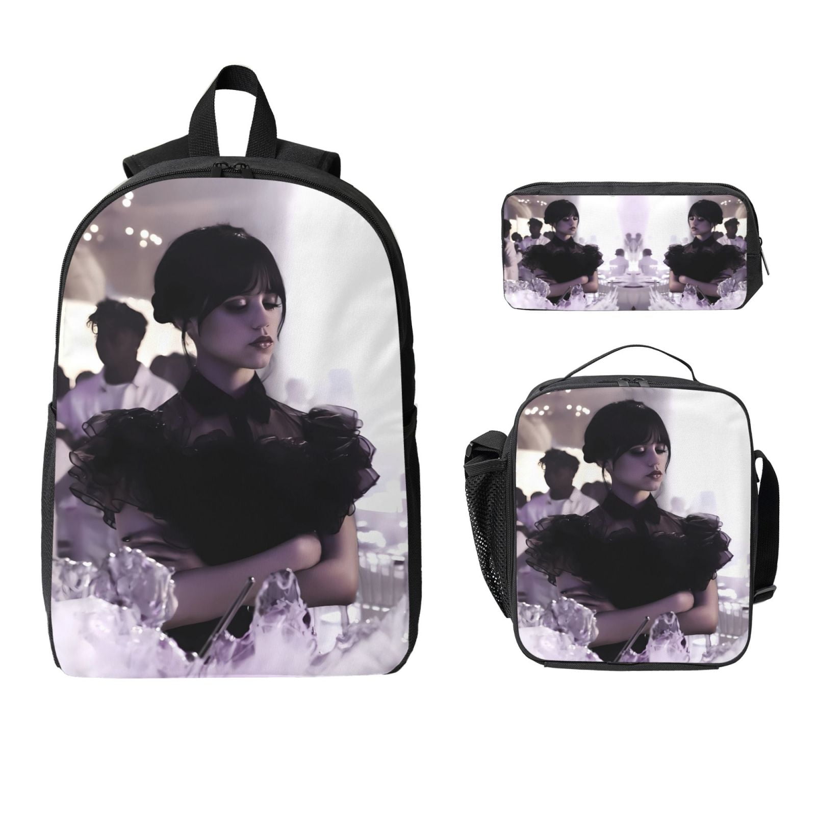 Wednes-Day Backpacks Sets, Laptop Backpack With Lunch Box And Pencil ...