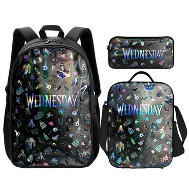 Wednesday Nevermore 17" Backpack, Black - Walmart.com