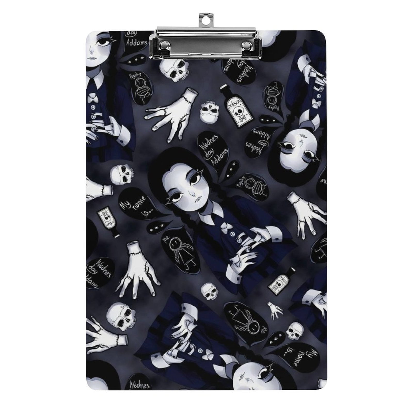 Wednesday Adams Clipboard - Standard letter size for school and office ...