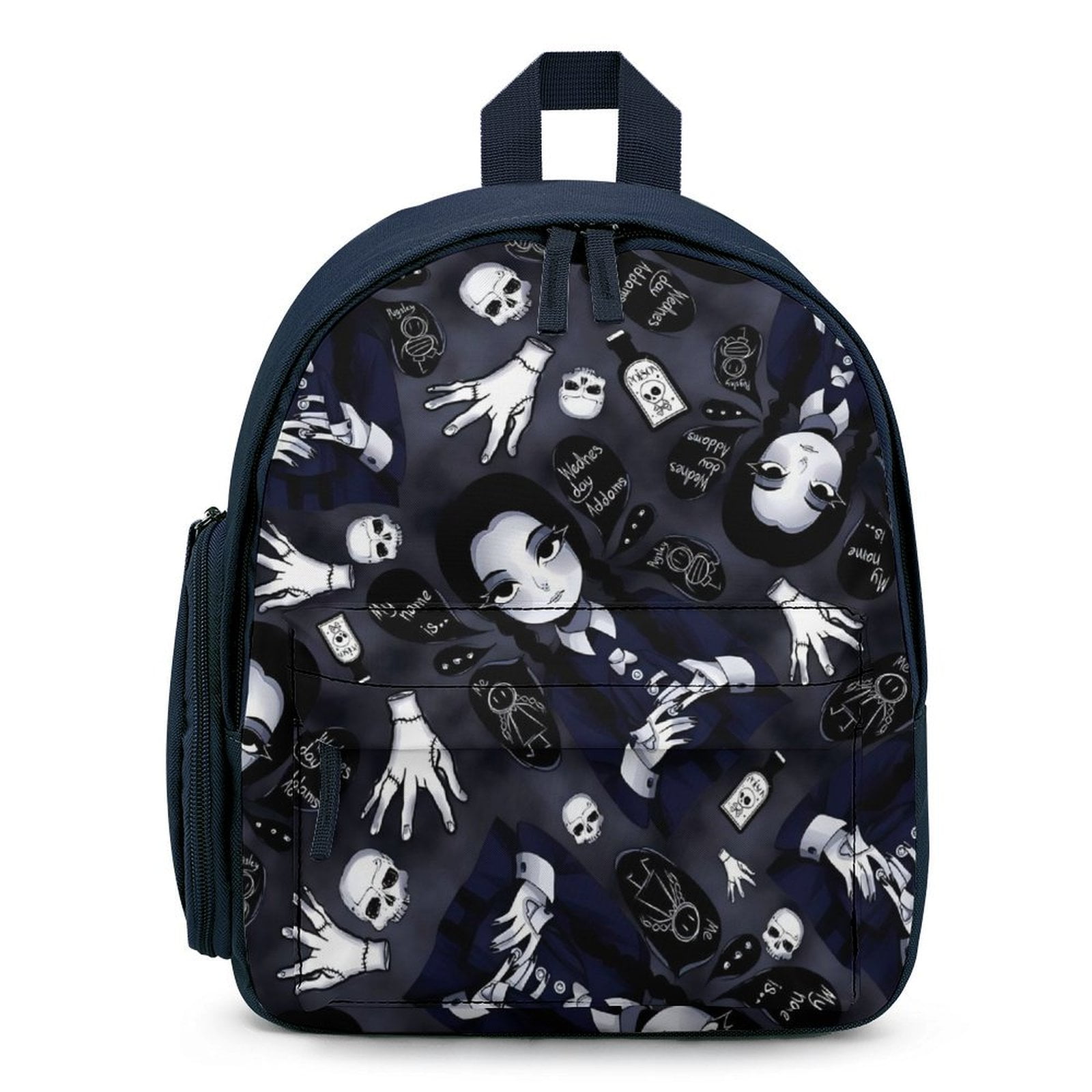 Wednesday Adams Women's mini backpack for school blue-style-24 ...