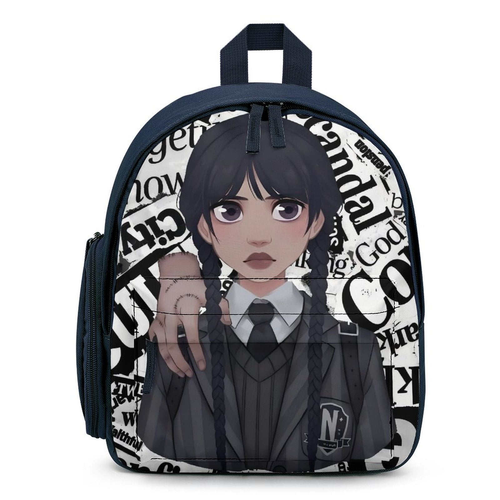 Wednesday Adams Women's mini backpack for school blue6 - Walmart.com