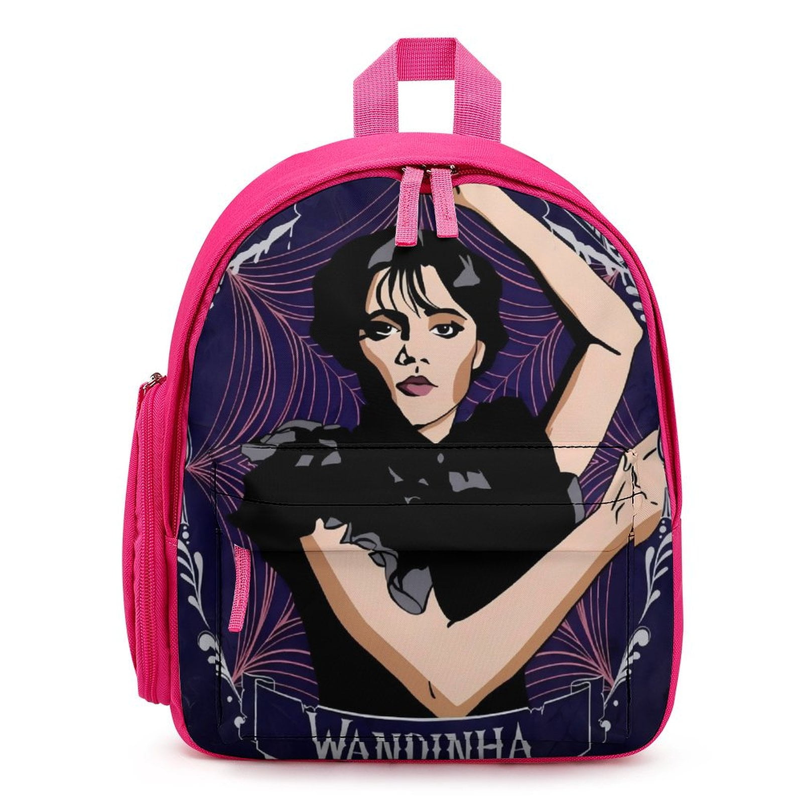 Wednesday Adams Women's mini backpack for school pink1 - Walmart.com