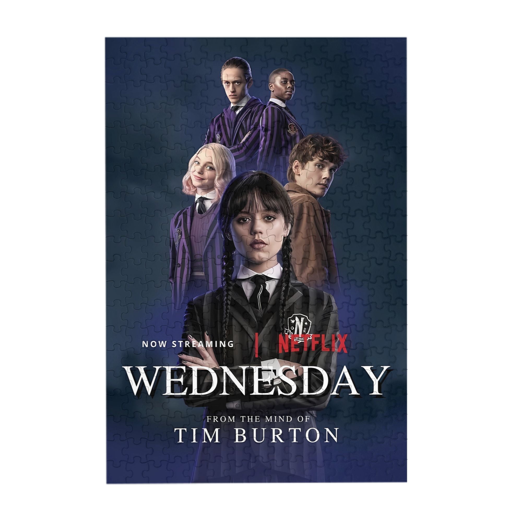 Wednesday Addams 2 300 Piece Puzzles,Wooden Jigsaw Puzzle, Home Decor ...