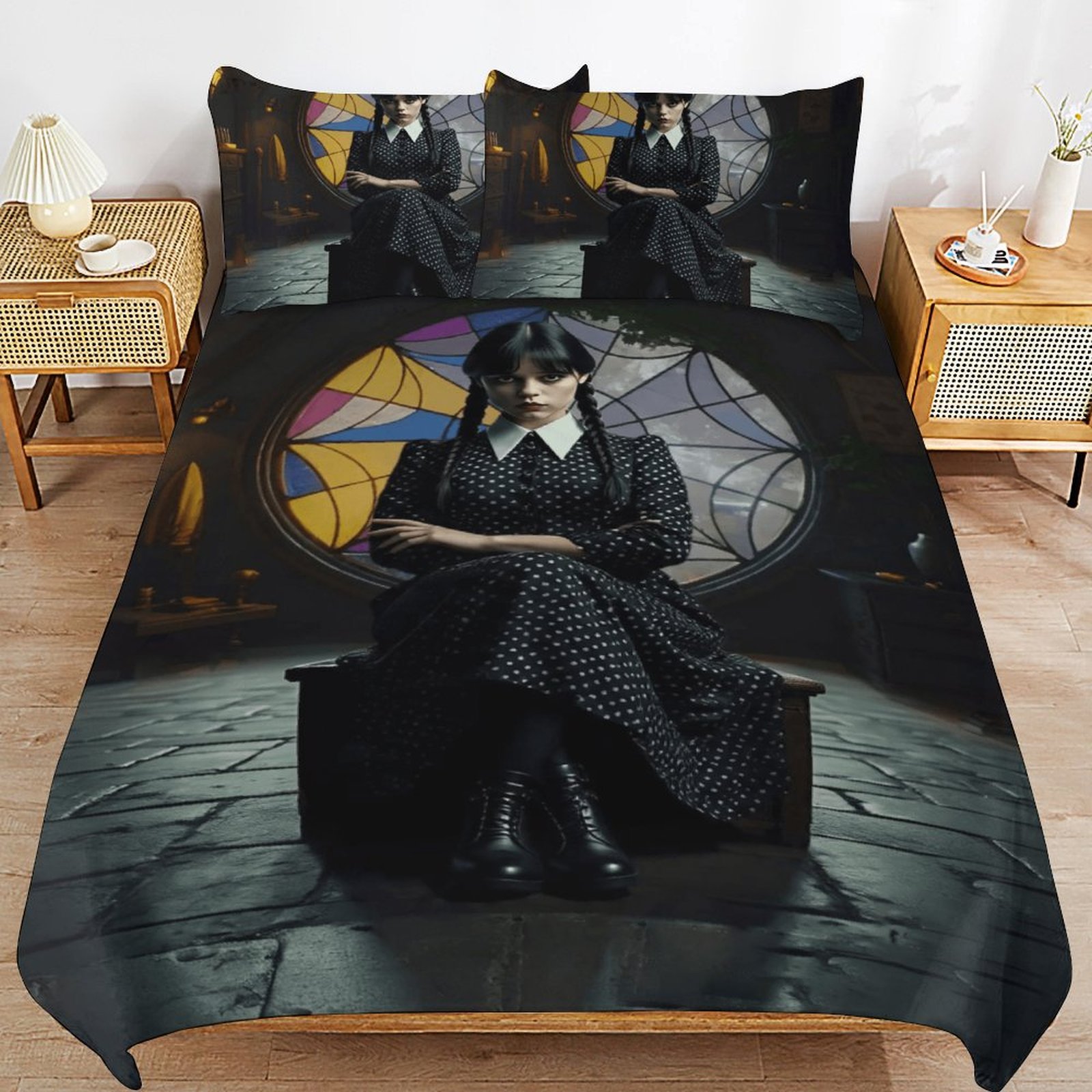 Wednesday Addams 2 Bed Duvet Cover Microfiber Bedding Sets 3D Printed ...