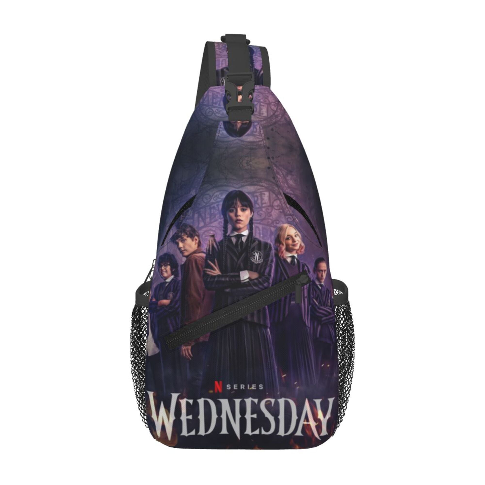 Wednesday Addams 2 Sling Bag Crossbody Sling Backpack Chest Bag Daypack ...