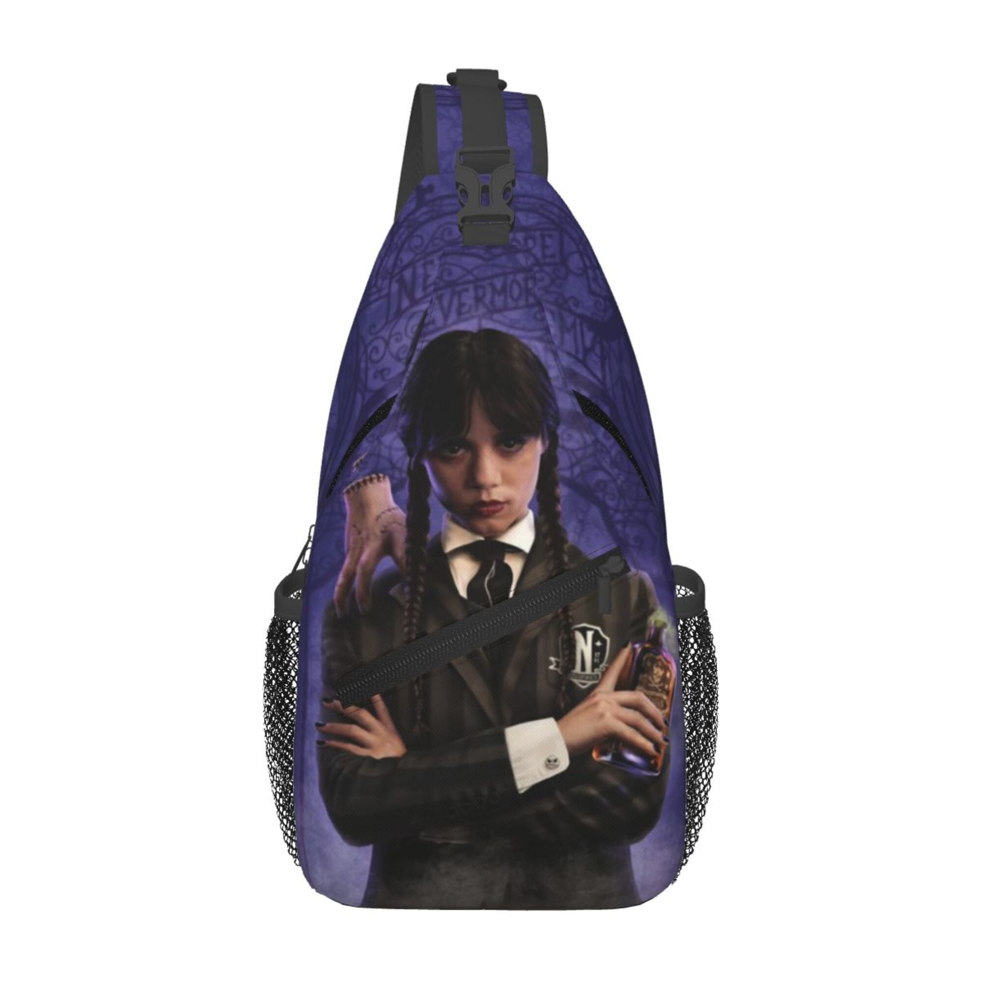 Wednesday Addams 2 Sling Bag Crossbody Sling Backpack Chest Bag Daypack ...