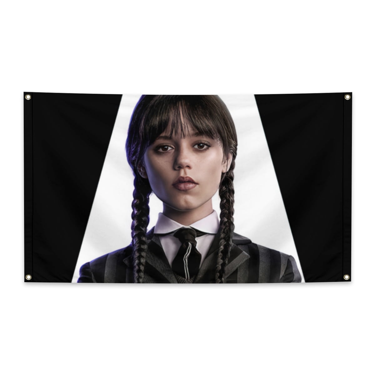Wednesday Addams 3x5 Ft Face Flag Vivid Color And Fade Proof Canvas