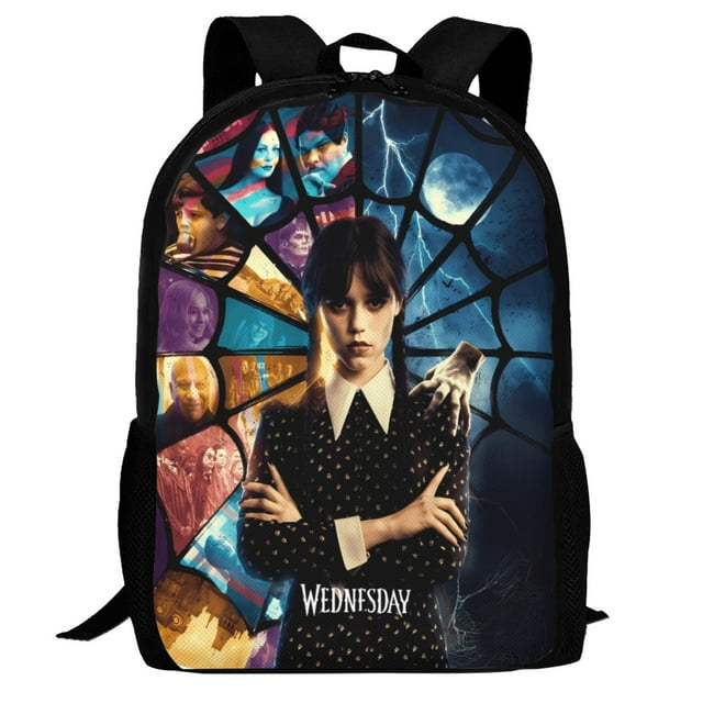Wednesday Addams Backpack,3d Print Laptop Backpack Lightweight Casual ...