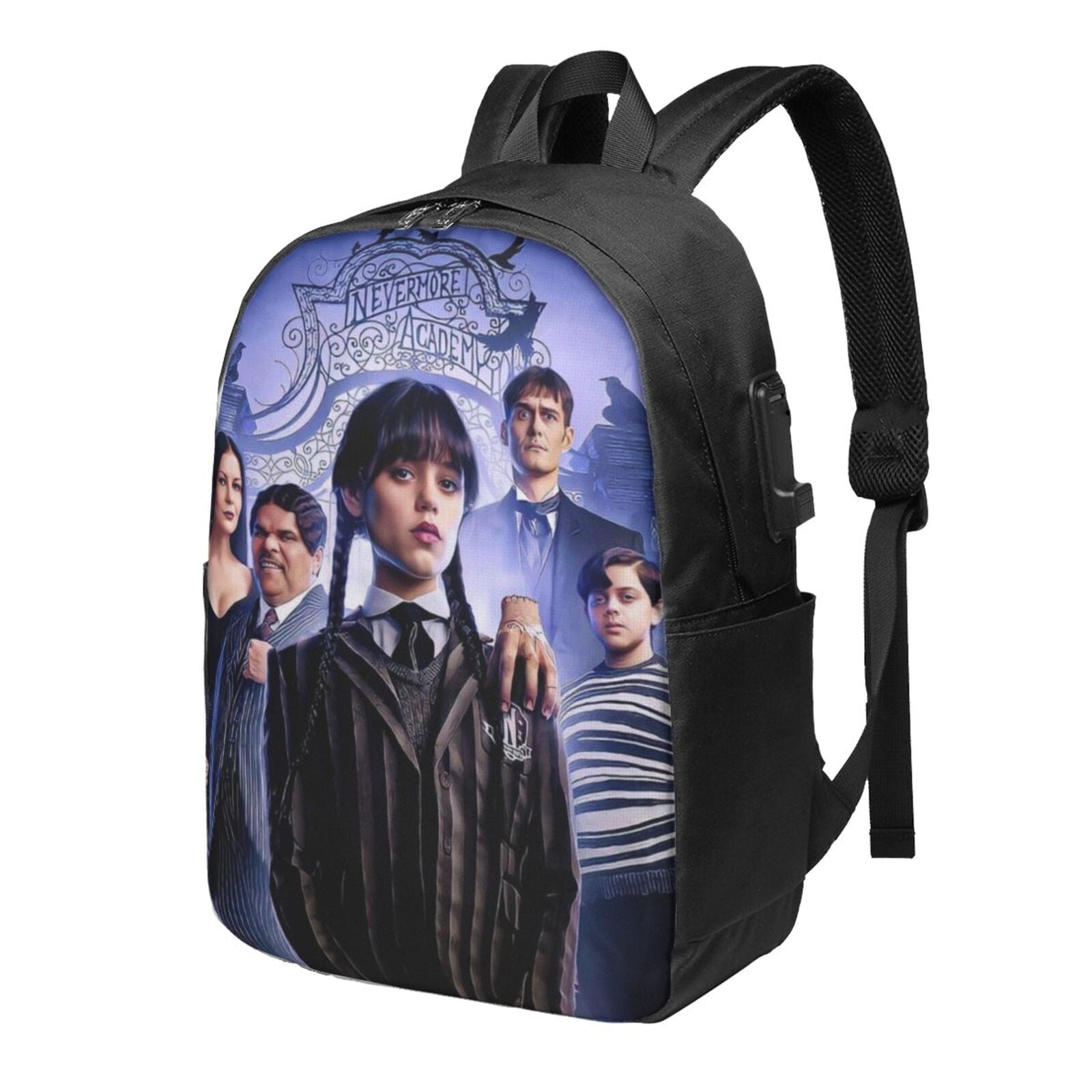 Wednesday Addams Backpack for Men Women Teen , Water Resistant Casual ...