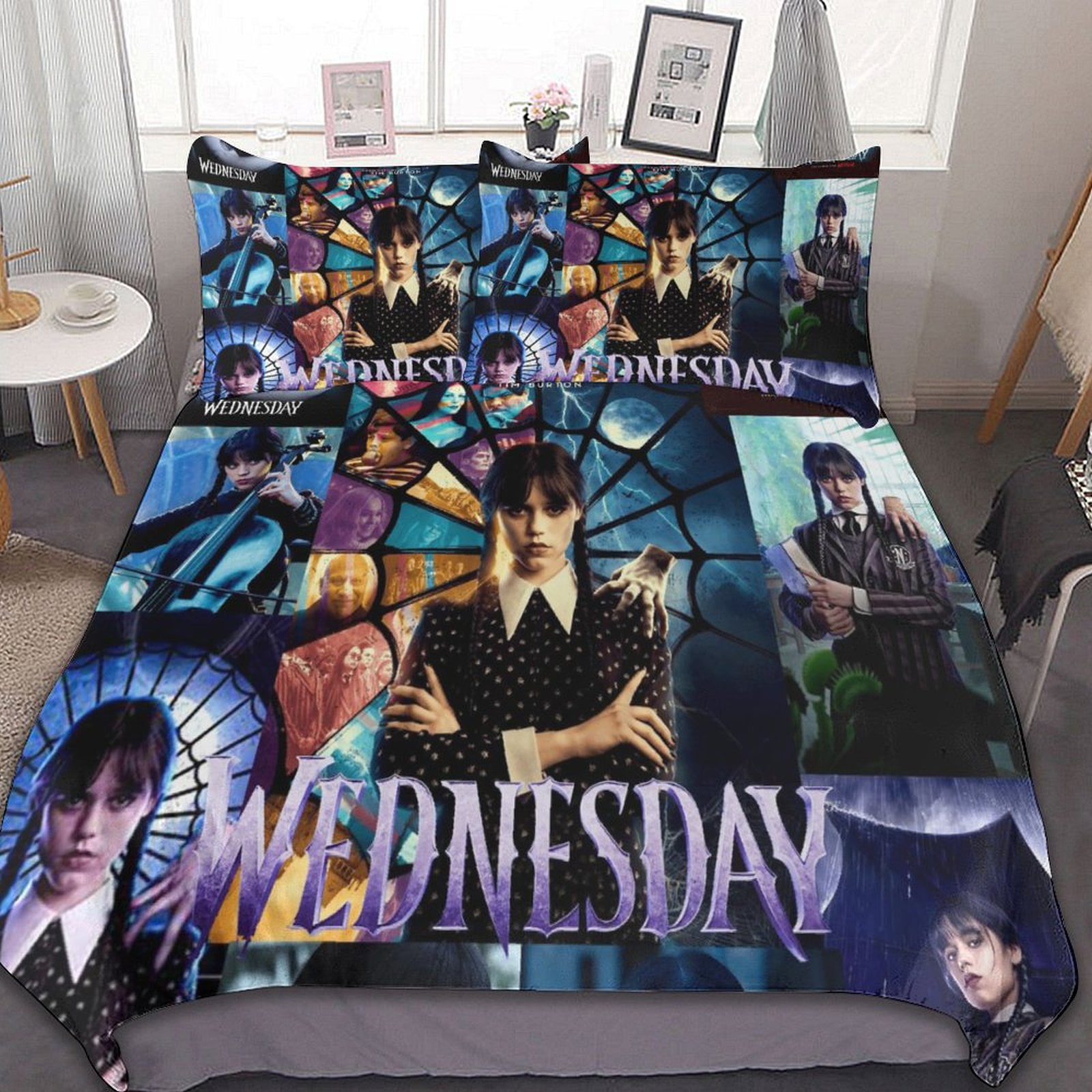 Wednesday Addams Bed Duvet Cover Microfiber Bedding Sets 3D Printed ...
