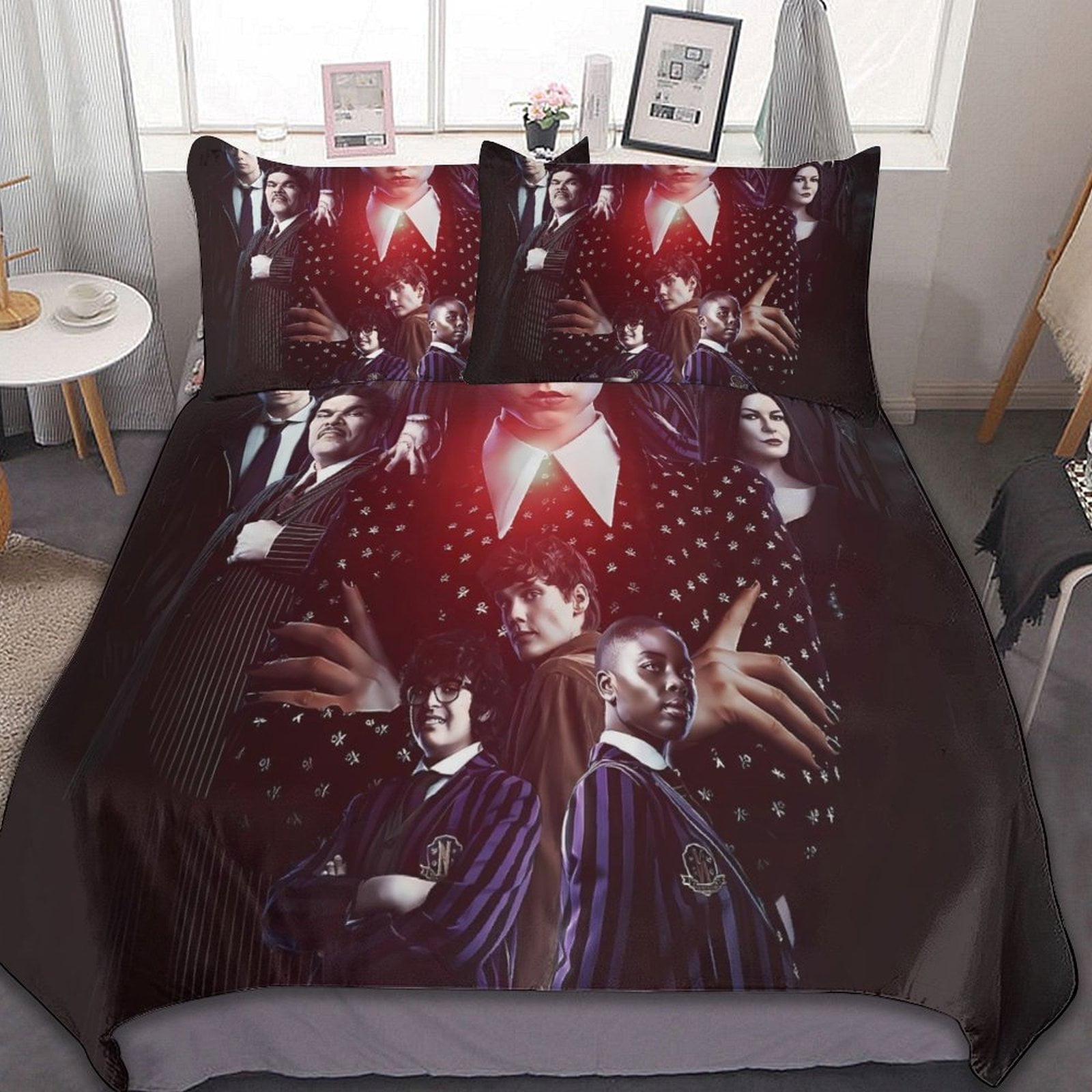 Wednesday Addams Bed Duvet Cover Microfiber Bedding Sets 3D Printed ...