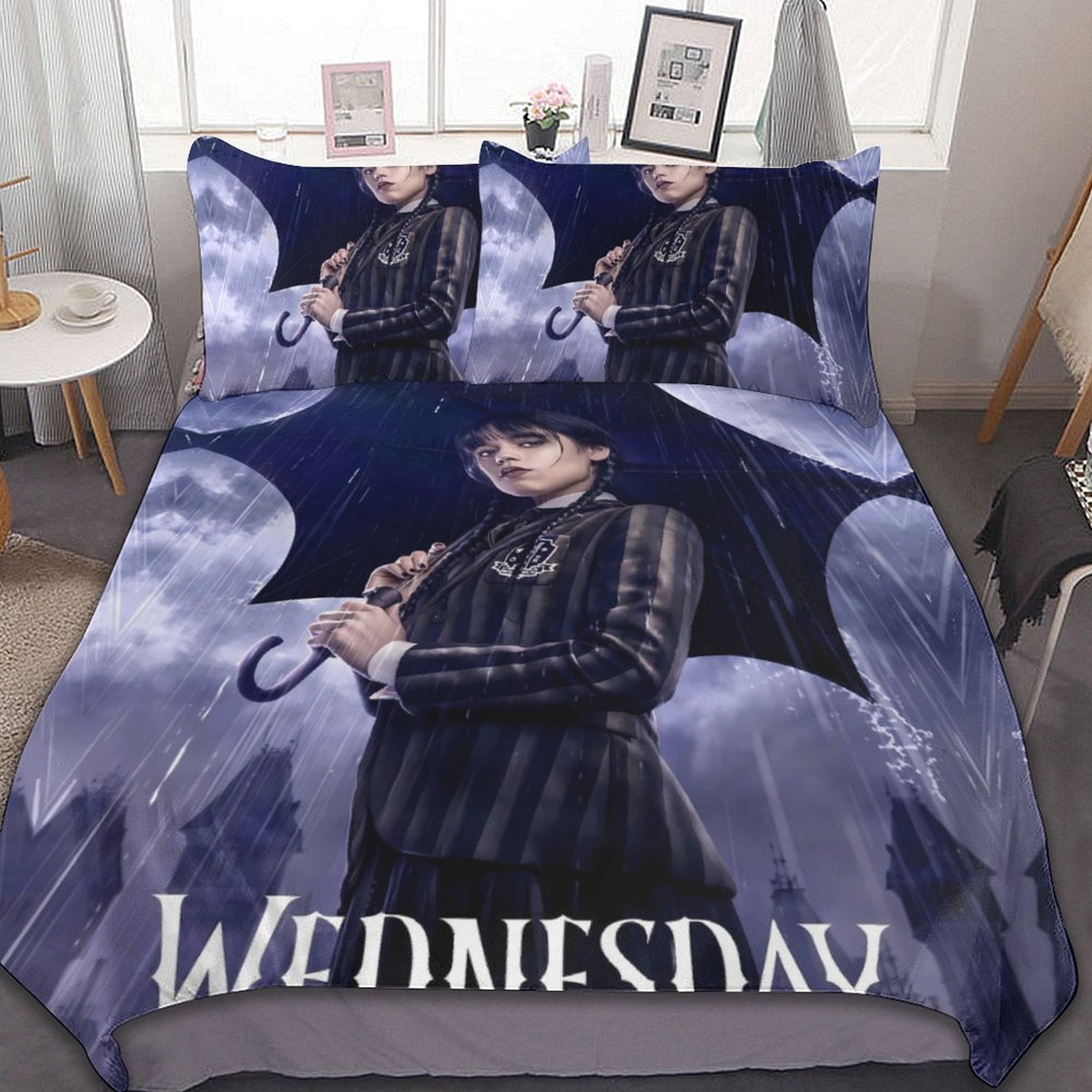 Wednesday Addams Bed Duvet Cover Microfiber Bedding Sets 3D Printed ...
