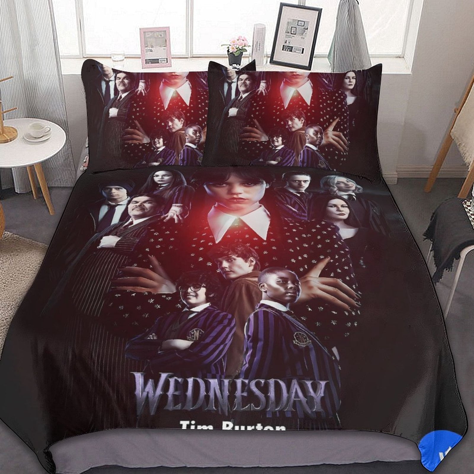 Wednesday Addams Bed Duvet Cover Microfiber Bedding Sets 3D Printed ...
