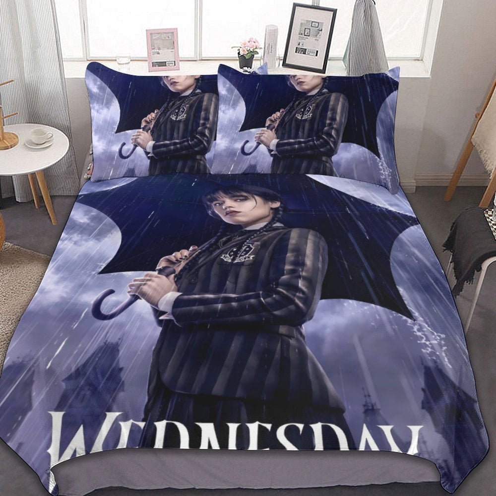 Wednesday Addams Bed Duvet Cover Microfiber Bedding Sets 3D Printed ...