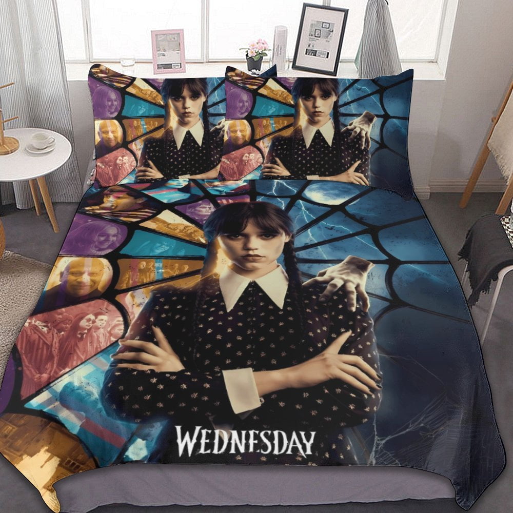 Wednesday Addams Bed Duvet Cover Microfiber Bedding Sets 3D Printed ...