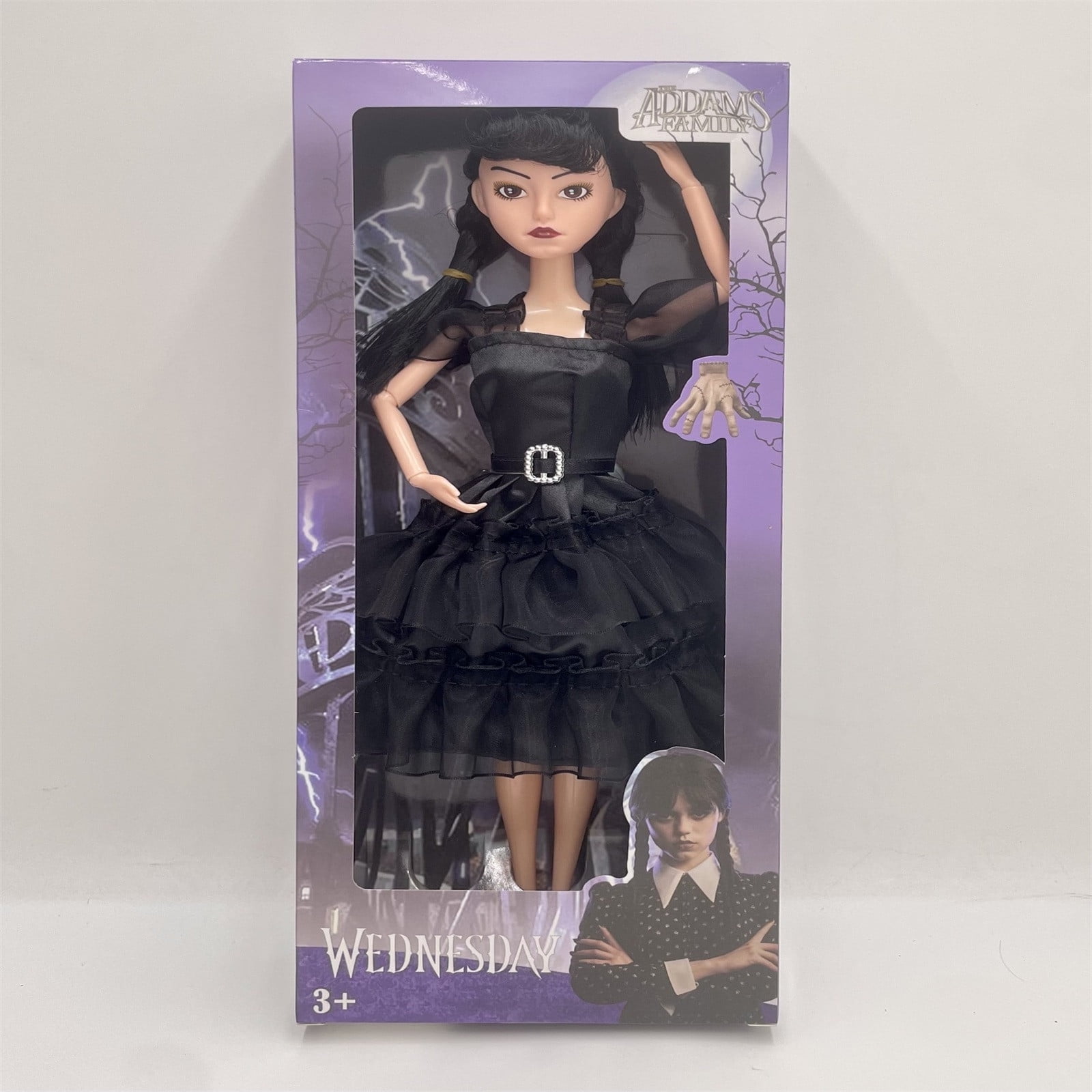 Wednesday Addams Birthday Decorations 11.5 Inch Doll with Gift Box ...