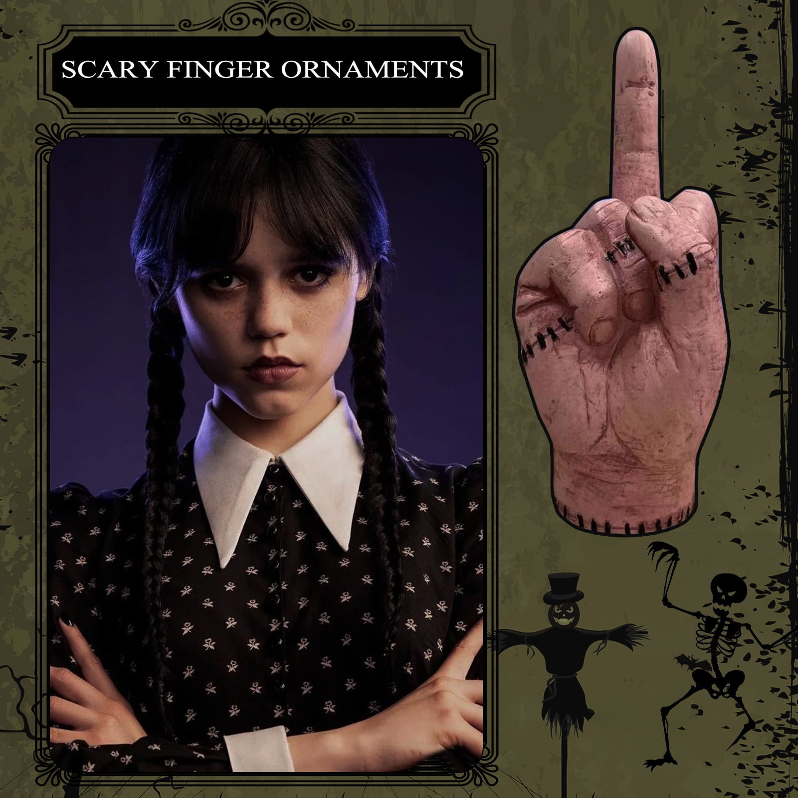 Wednesday Addams Birthday Decorations Wednesday Addams Family Thing ...