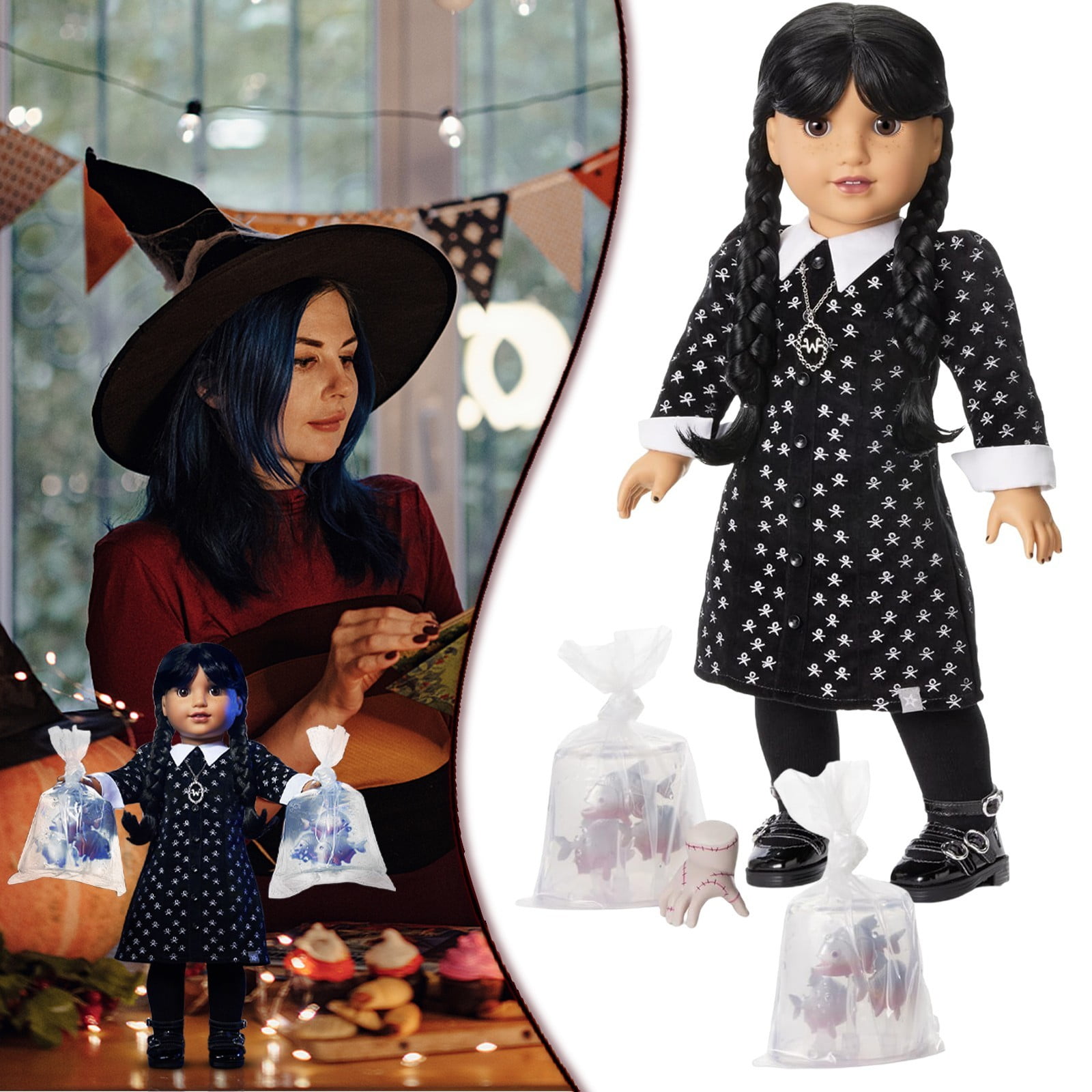 Wednesday Addams Collector Doll 18-Inch Limited Edition American Girl ...