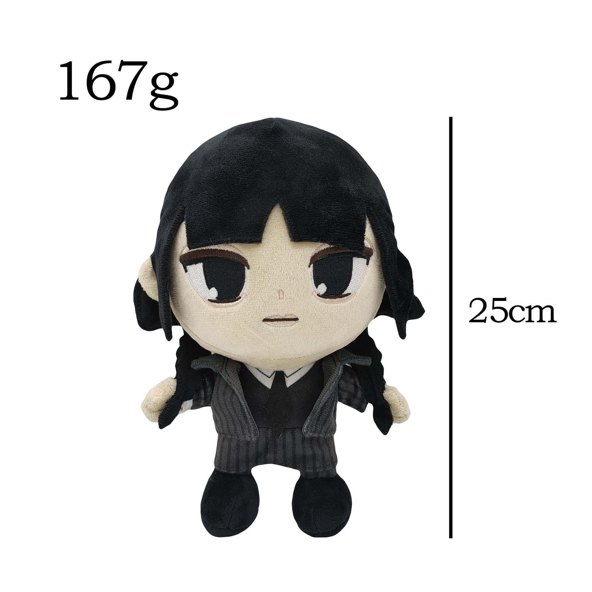 Wednesday Addams Doll Plush, Wednesday Addams Merchandise, Wednesday ...