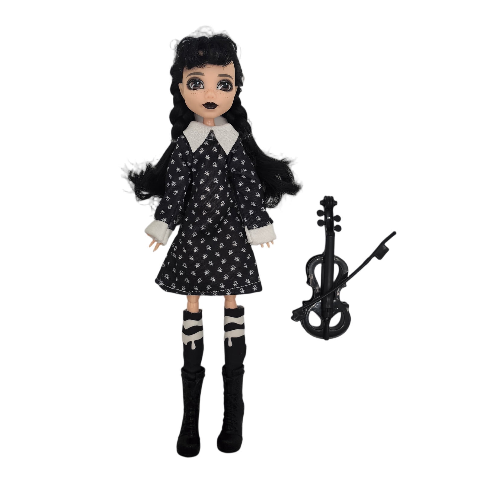 Wednesday Addams Doll and Accessories, Made to Move Addams Dolls Toys ...