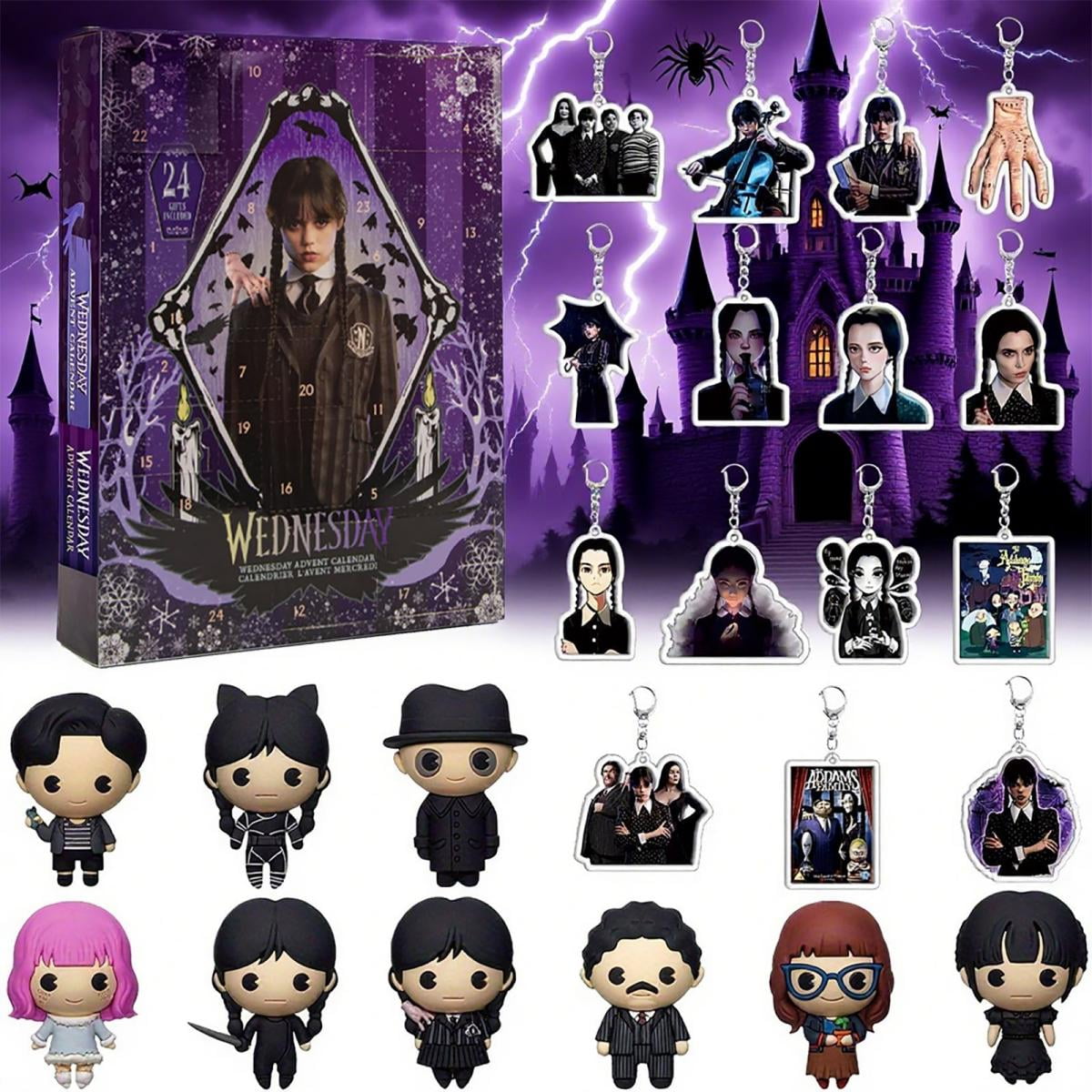 Wednesday Addams Doll and Decoration Blind Box Set Official Licensed ...